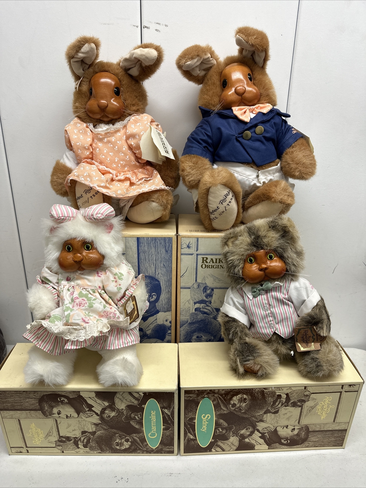 Robert Raikes Lot of 4 - Easter 1990 Mary Lou, Vincent, Charmaine ...