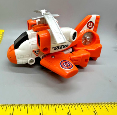 Tonka Charlie Chopper 1-2-3 Transformers 6" Helicopter Rescue Action ...