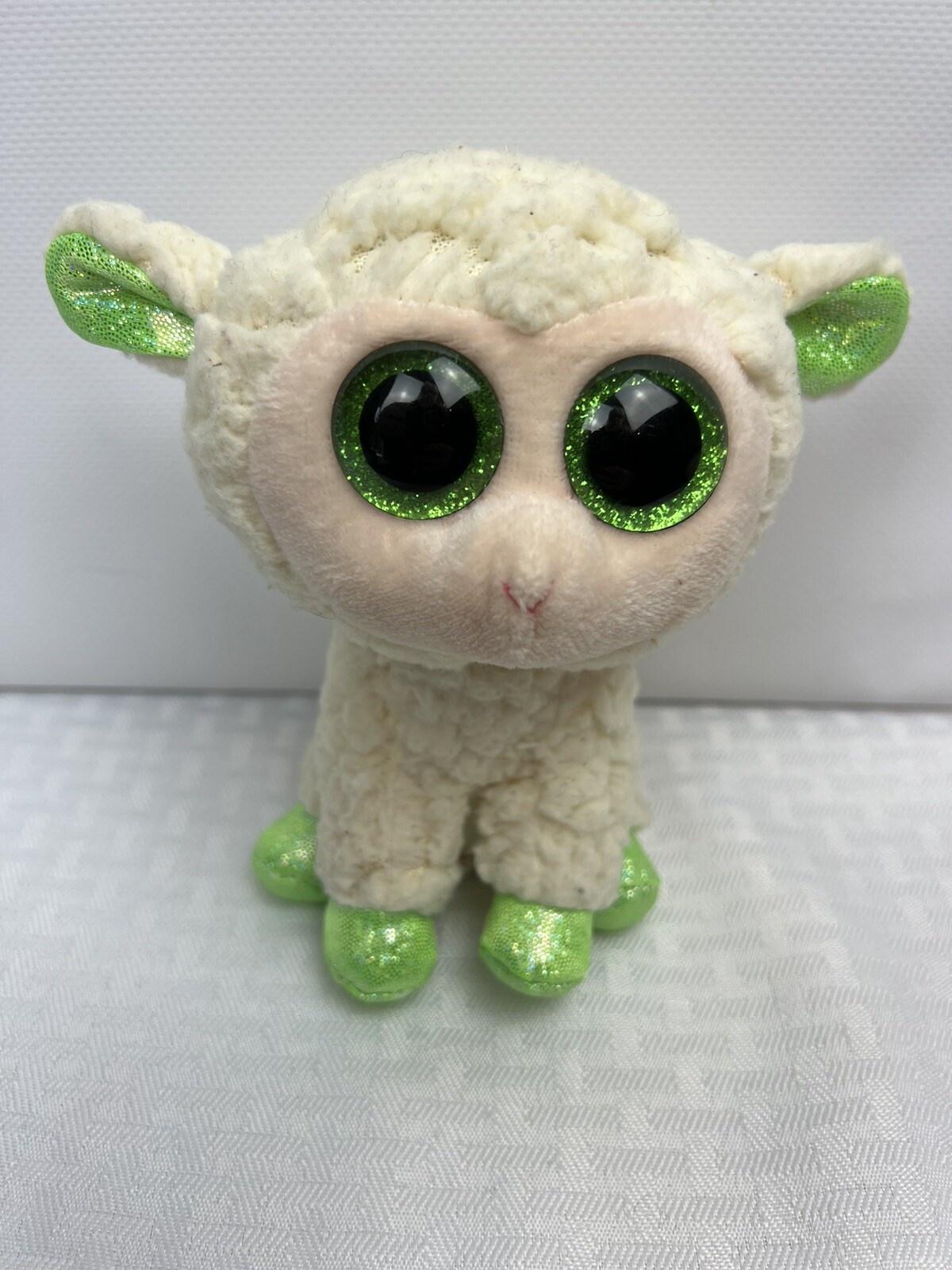 Ty Beanie Boo LaLa The White Lamb Sheep 6” No Tags So Cute! Easter | eBay