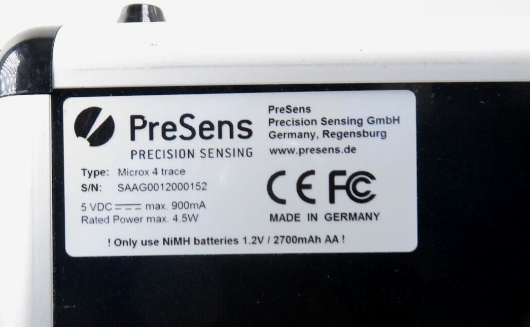 PreSens Microx 4 trace PreSens Precision Sensing, Profiling Oxygen PM ...