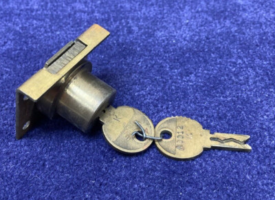 Antique Slot Machine Parts - Original Mills Back Door Lock, Working, w ...