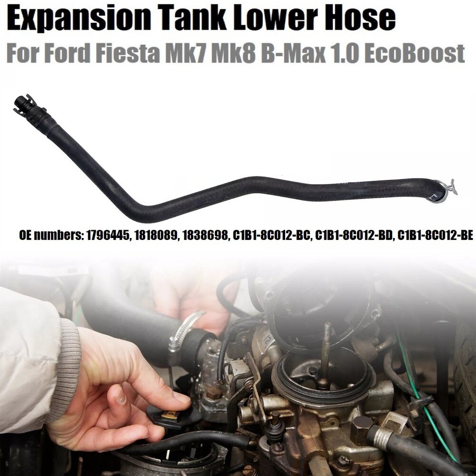 1838698 Expansion Tank Lower Hose For Ford Fiesta Mk7 Mk8 B-Max 1.0 ...