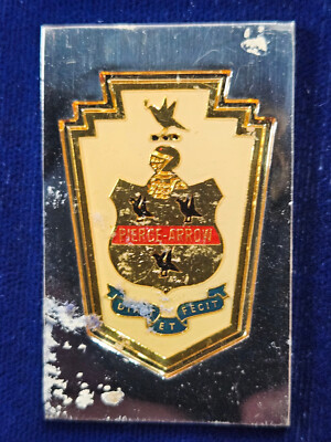 🌟 Franklin Mint Automobile PIERCE ARROW Car Emblem ENAMELED Sterling ...