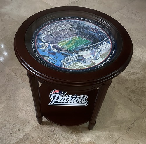 👀🔥🏈New England Patriots Danbury Mint End Table 🏈🔥👀 | eBay