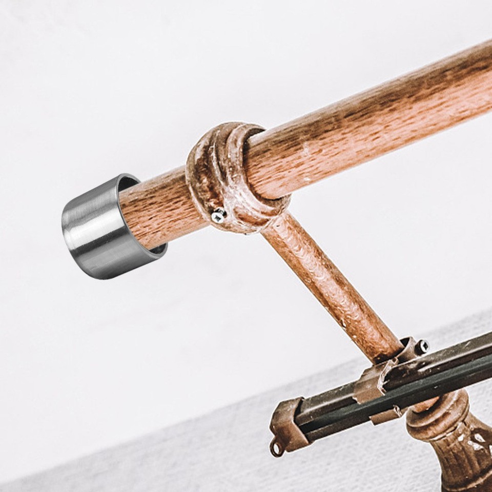 2 Pcs Curtain Rod Cap End Small Finials for Rods Caps Decorative | eBay