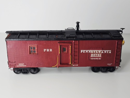 O Gauge - Pennsylvania PRR Caboose #80751 - Wood Built - No Box | eBay