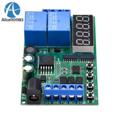 DC5V-25V Cycle Delay Relay Module Motor Forward Reverse Start/stop ...