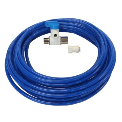 Water Supply Kit Blue LLDPE Tubing Push-to-Connect Plastic Plumbing ...