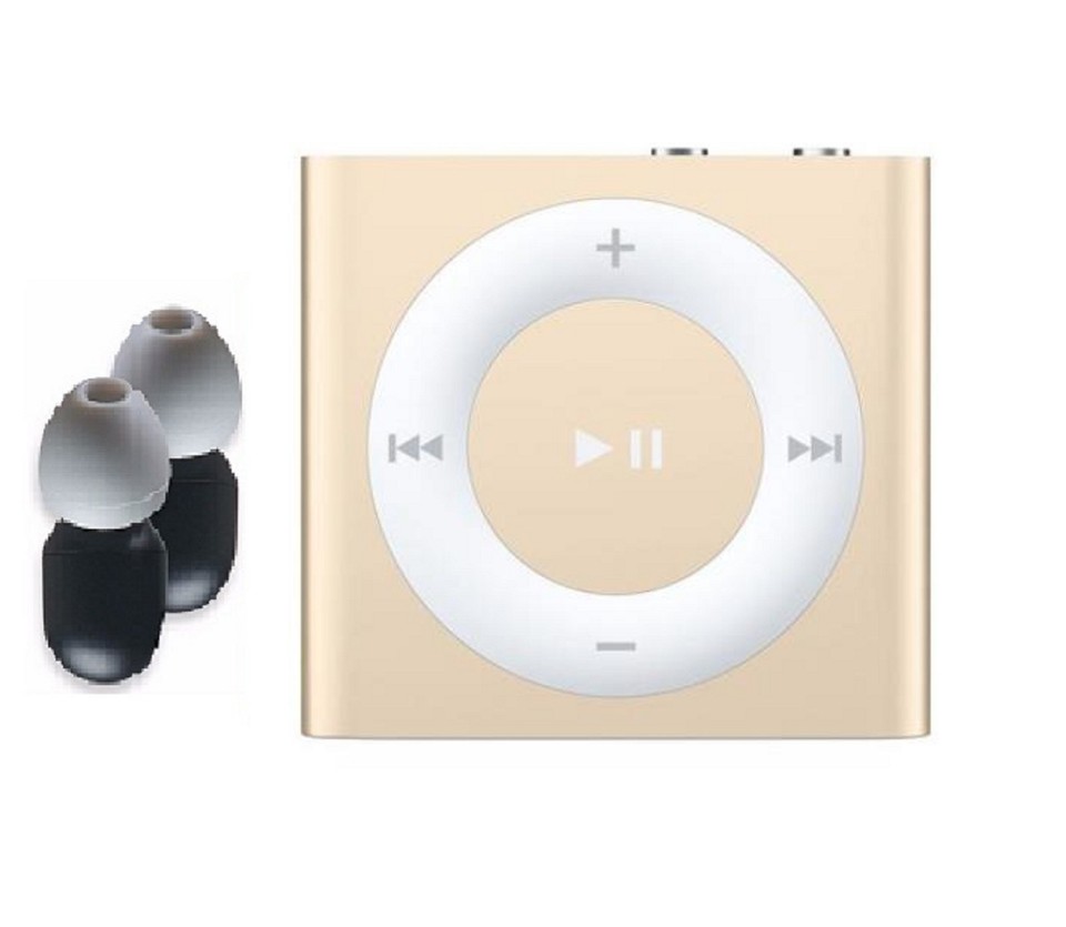 New Swim iPod Shuffle MP3 & Earphones & Buds 100% Waterproof - Platinum ...