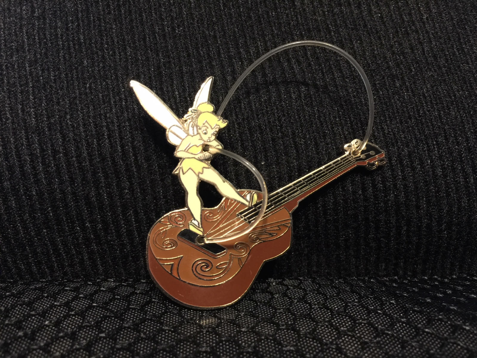 Disney Tinker Bell with Guitar Objects Pin LE 500 Tinkerbell Peter Pan ...