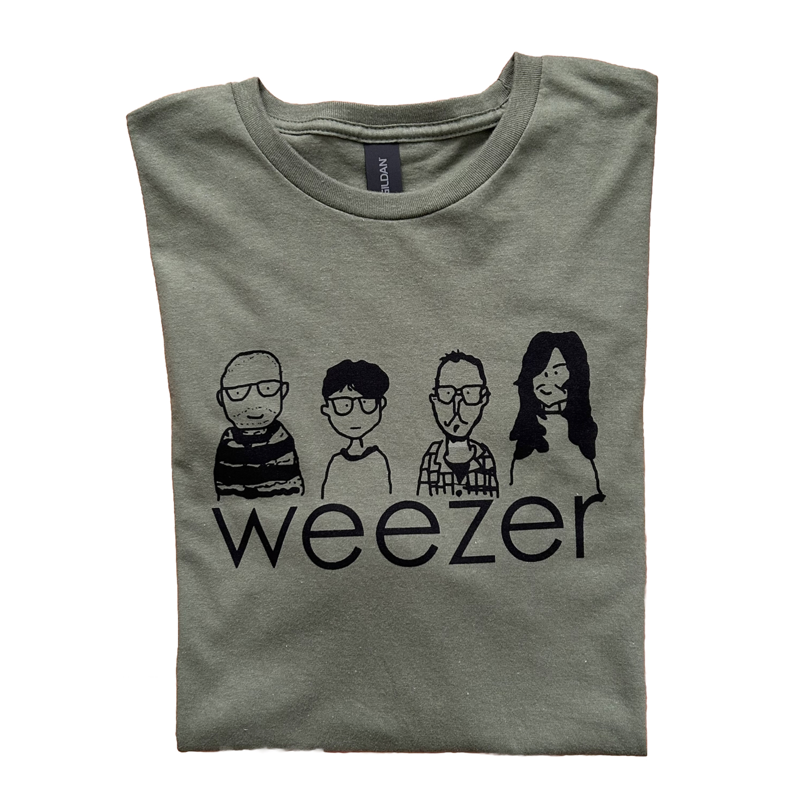 Weezer T-Shirt 100% Lightweight Ringspun Cotton NEW Mens Unisex Fit ...