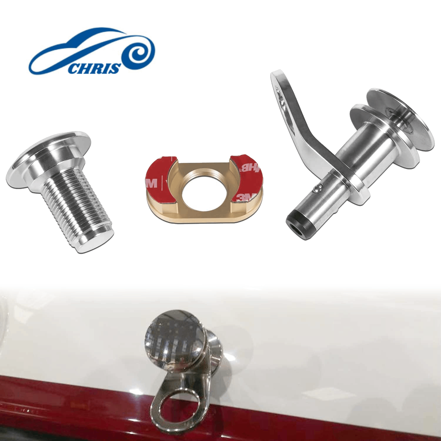 3/8'' Marine Stainless Steel Quick-Release Boat Fender Holder Pin ...