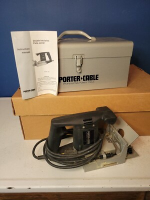 Porter Cable Plate Joiner Model 555 with Metal Tool Box Made in USA | eBay