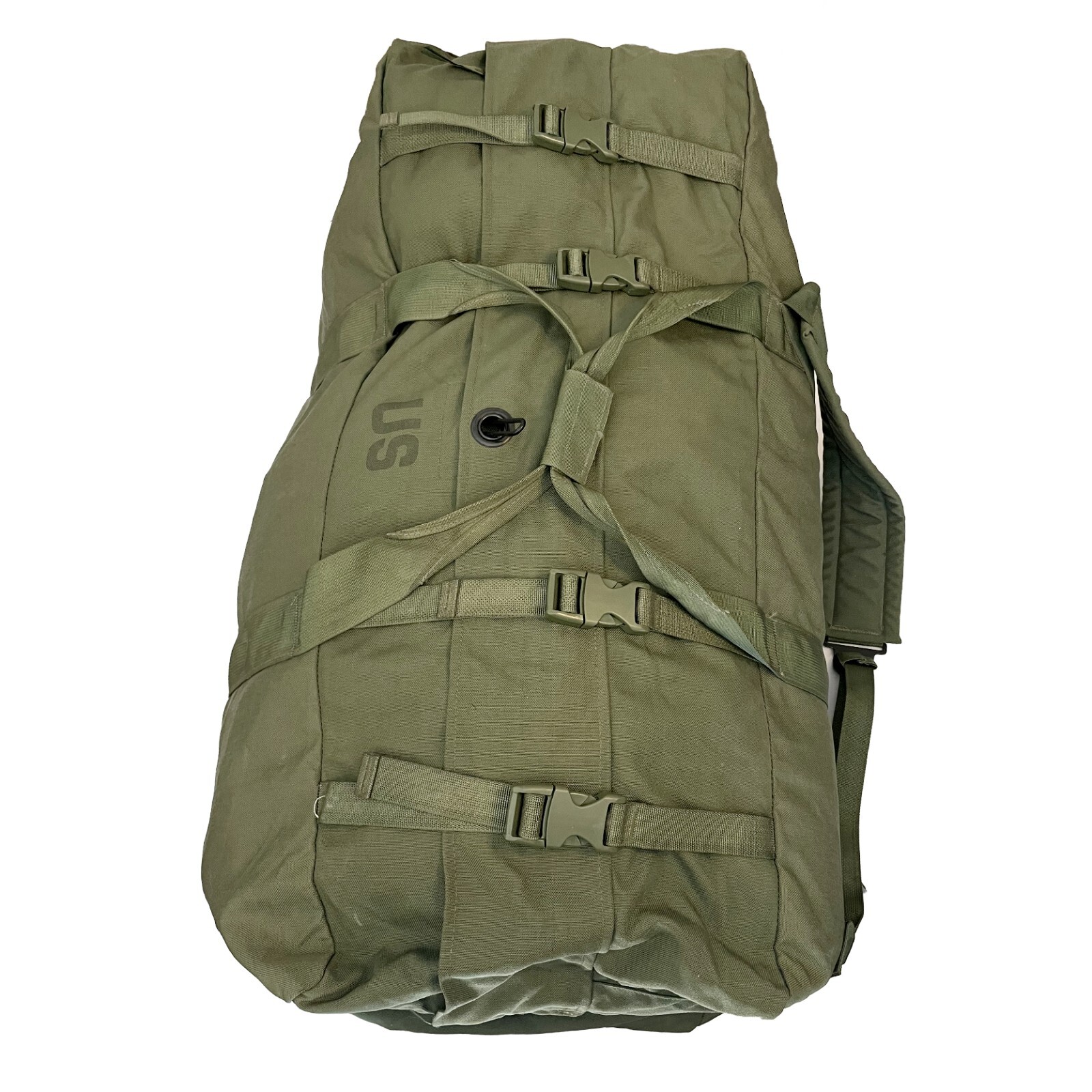 US Military Improved Duffel Travel Flight Sea Bag Green 8465-01-604 ...
