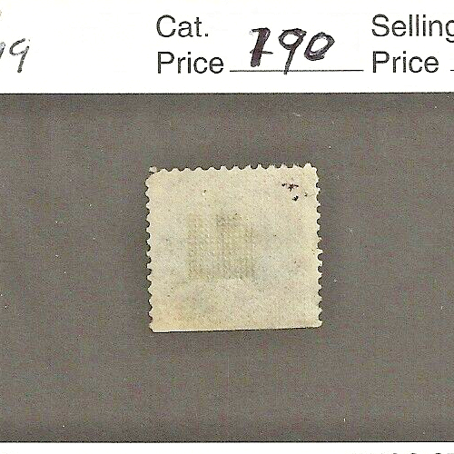 US Scott # 119, 15 cent brown & blue, landing of Columbus,fancy cancel ...