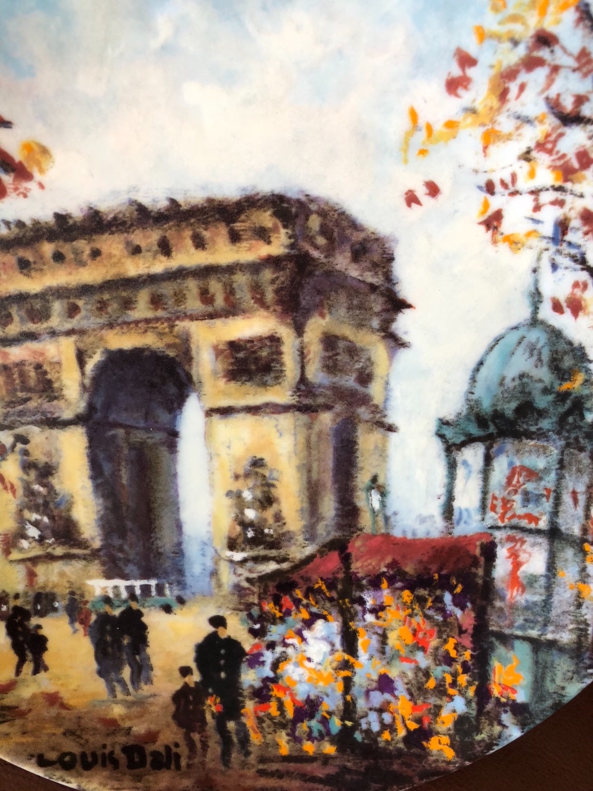 Limoges Louis Dali L'ARC DE TRIOMPHE Limited Edition Paris Collectors ...