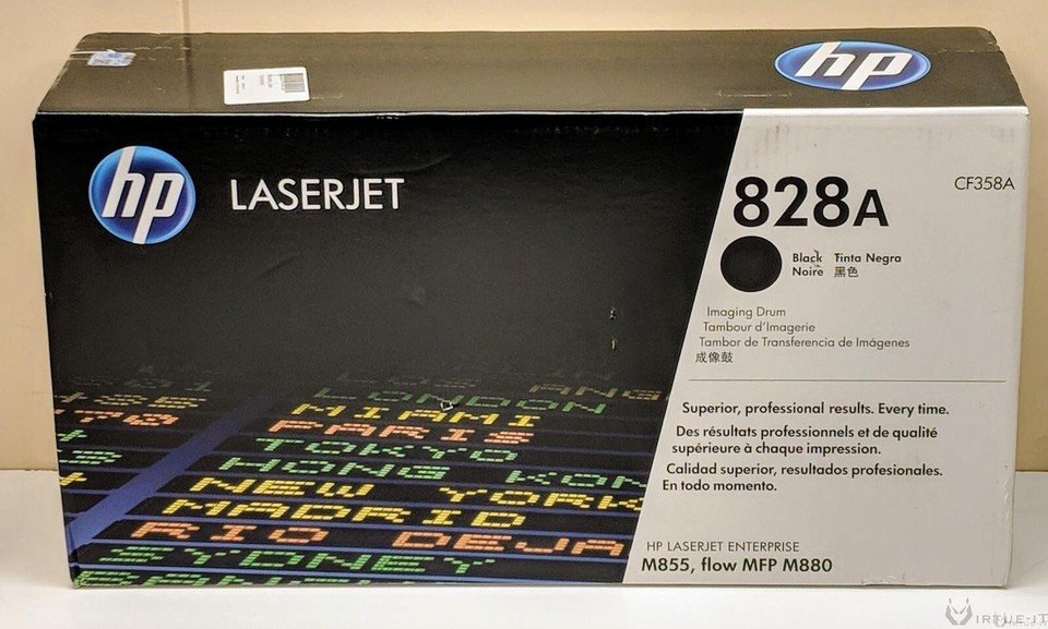 HP 828A CF358A Black Drum Unit GENUINE OEM NEW SEALED GENUINE | eBay