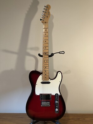 Vintage 1991 Fender Telecaster Plus Crimson Burst Lace Sensor W/Case | eBay