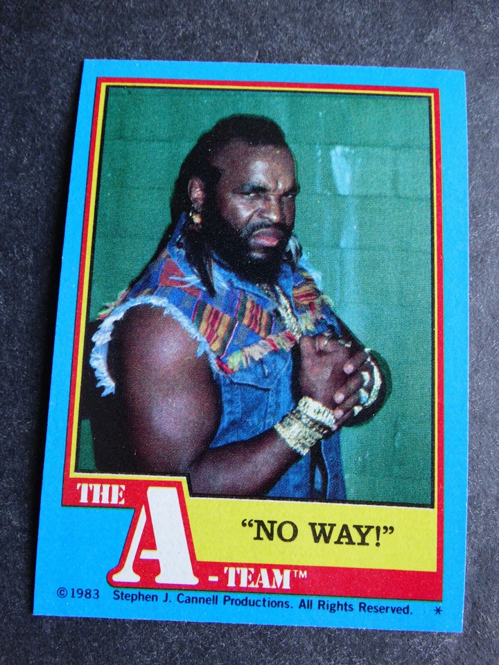 1983 Topps The A-Team Tv Show Trading Card Complete Your Set You U Pick ...