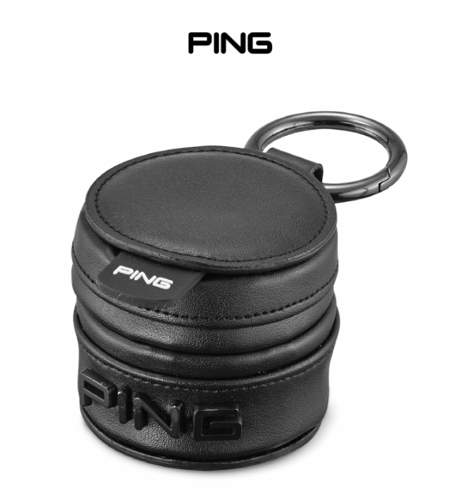 PING 2024 Premium MQ Golf Ball Pouch Case Accessory Carry Bag-Authentic ...