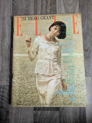 Vintage ELLE Magazine (French) 10th April 1964 | eBay