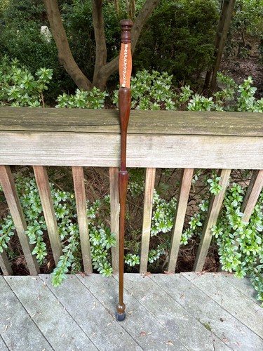 49" Hickory carved wooden walking stick | eBay