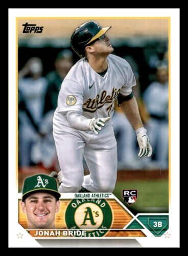 2023 Topps Jonah Bride RC Rookie Oakland A's #95 | eBay