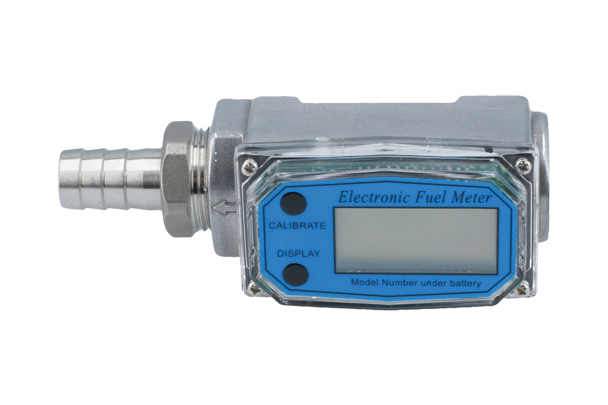 In Line Fuel Flow Meter Turbine Inline Water Flow Meter Mechanical