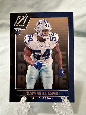 2022 Panini Zenith - Sam Williams Rookie Card #169 - Dallas Cowboys | eBay