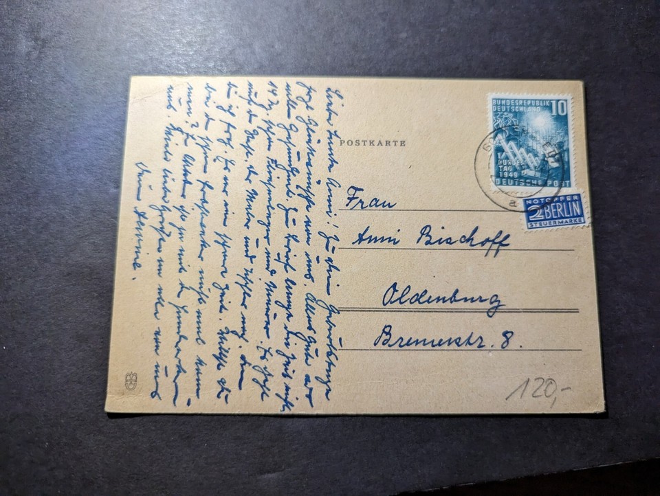 1940 West Germany Postcard Cover to Oldenburg | eBay