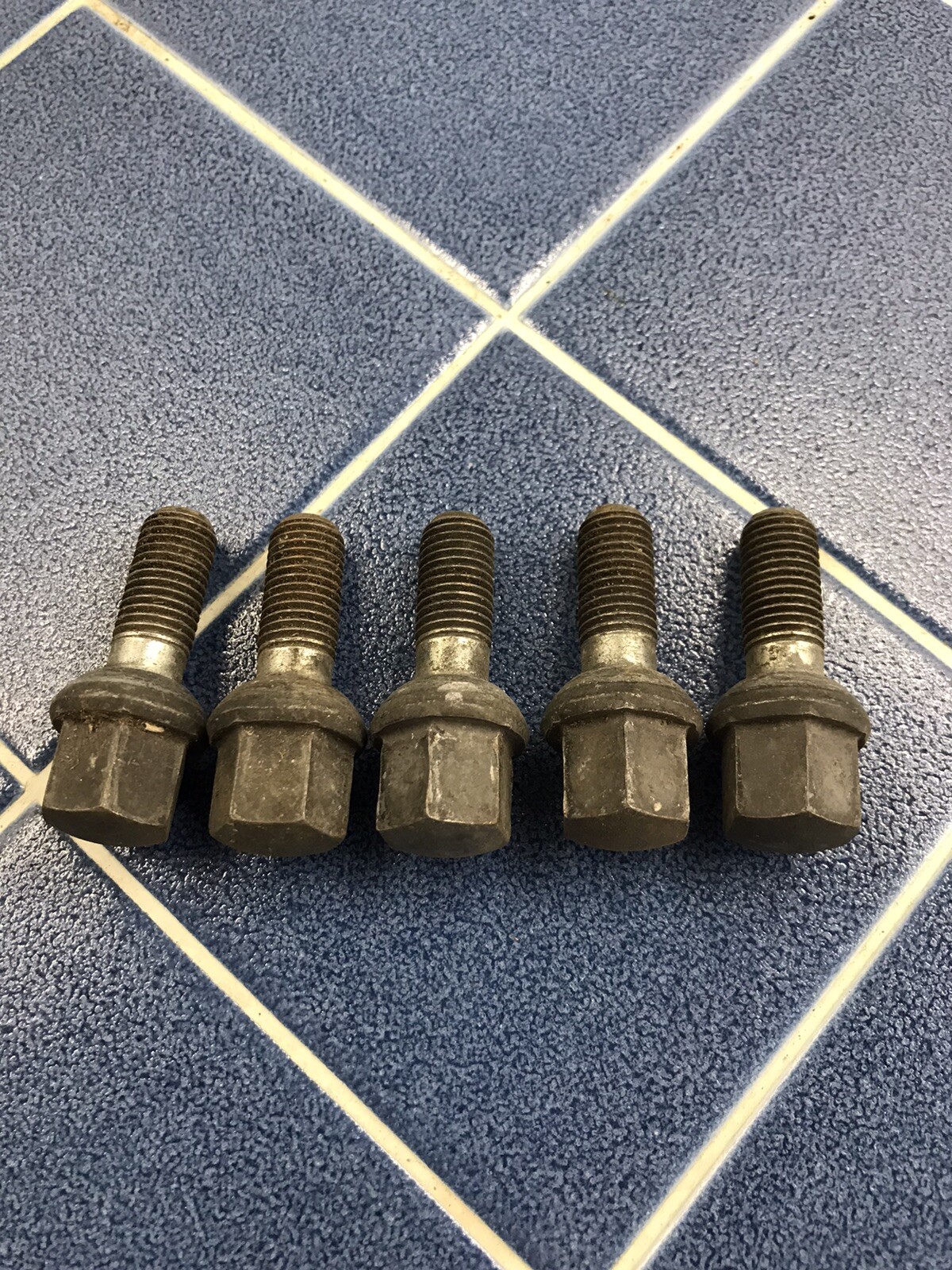 5 Vintage Mercedes German Lug Nut Bolts W116 W123 W126 1977-1985 | eBay