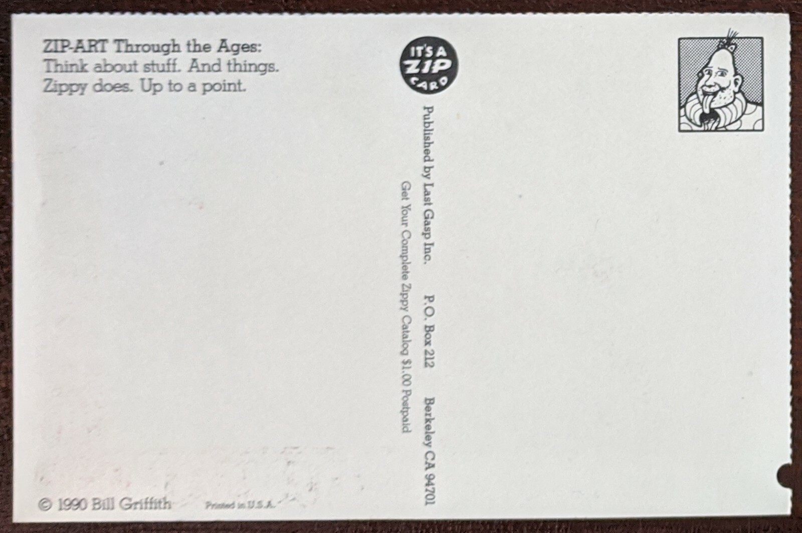 Zippy The Pinhead Postcards, 1990, Bill Griffith, Various, Choose Your ...