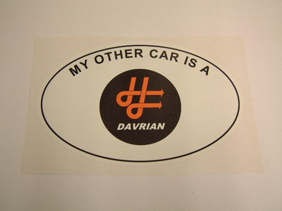 My Other Car is a Davrian | eBay