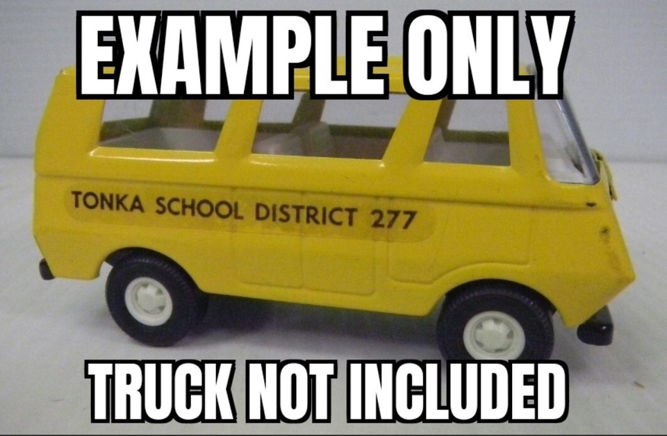 Tiny Tonka School District 277 Stickers For Tiny Tonka School Bus Van ...