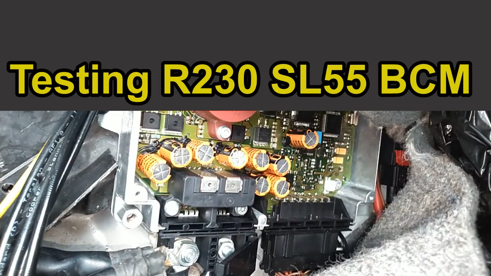 UPGRADED Mercedes SL500 SL55 R230 Battery Control Module BCM Load ...