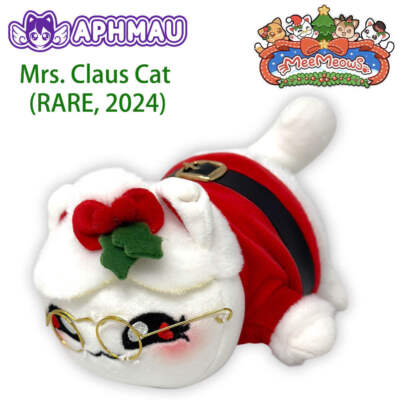 MRS CLAUS CAT - MeeMeows - RARE Limited Plush Aphmau (NEW) 2024 ...