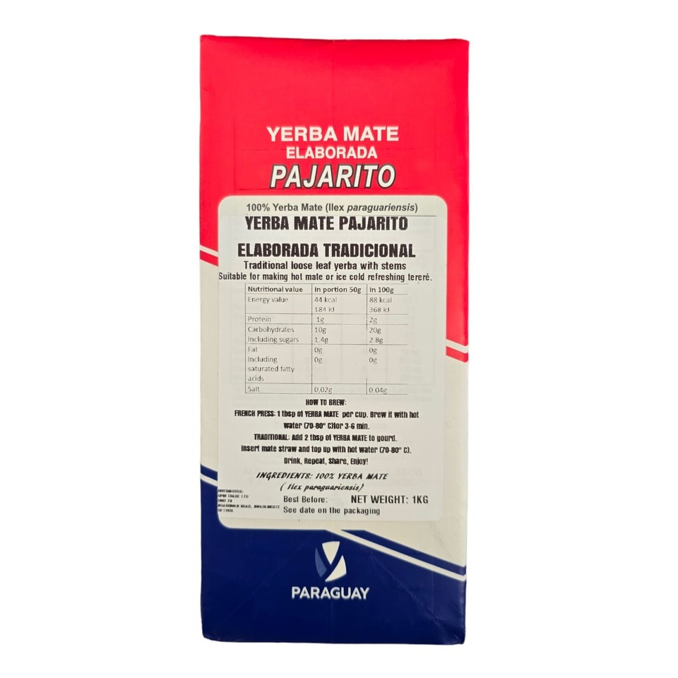1 kg YERBA MATE PAJARITO ELABORADA TEA Loose Tea 7840013000016| eBay
