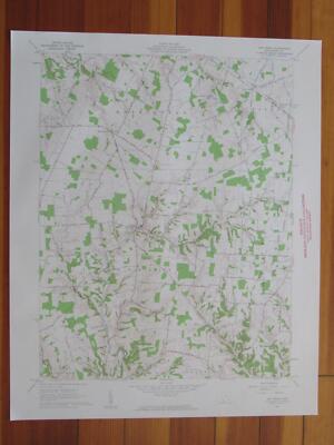 Ash Ridge Ohio 1962 Original Vintage USGS Topo Map | eBay