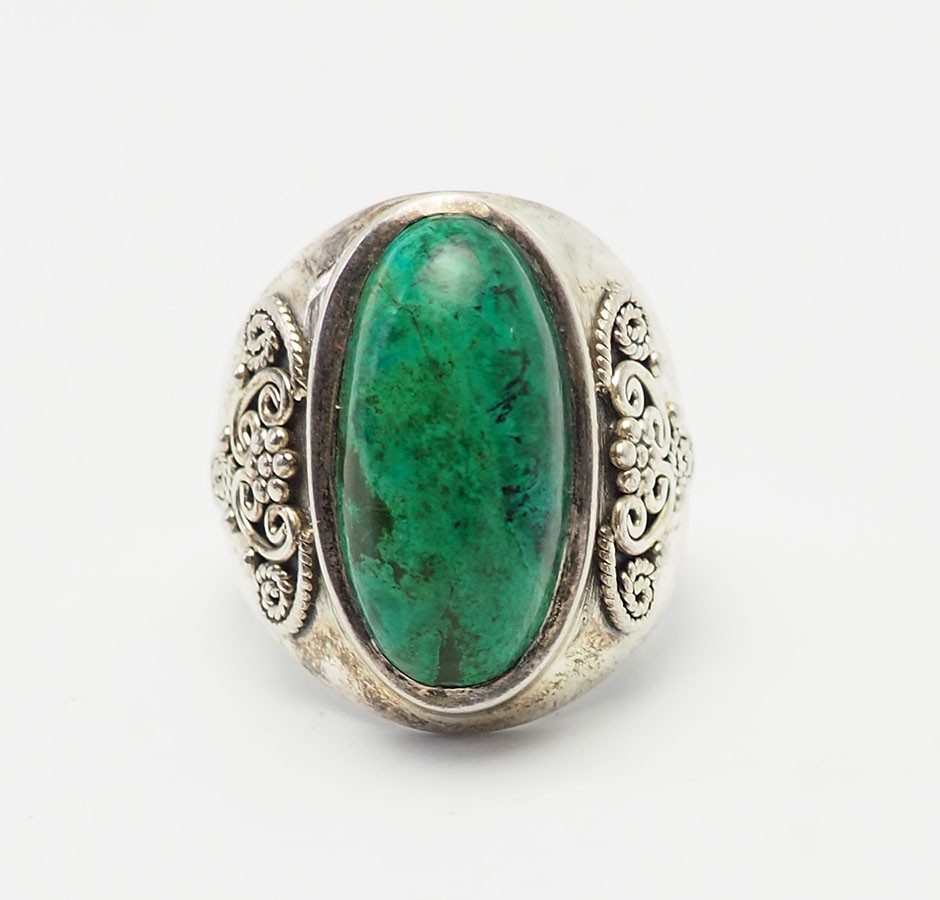 Beautiful designer Doug Paulus sterling silver turquoise ring size 7 | eBay