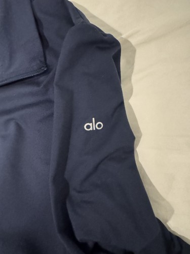 ALO Shirt Mens Medium Navy Conquer Reform Quarter Zip Pullover ...
