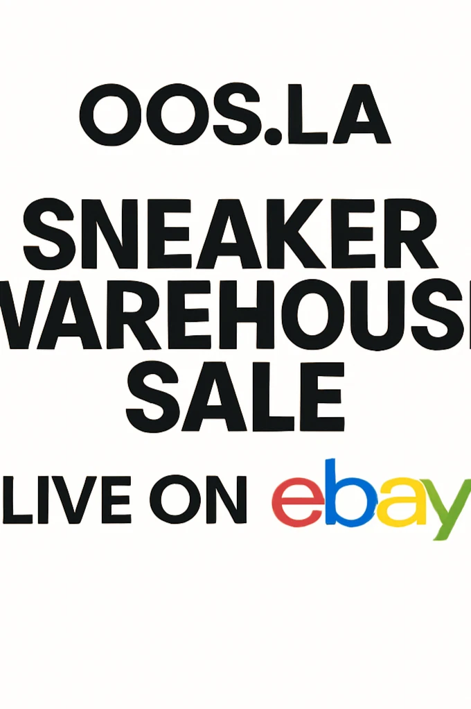Sneaker Auctions with OOS.LA! All Under Market! Let's Go! - eBay Live