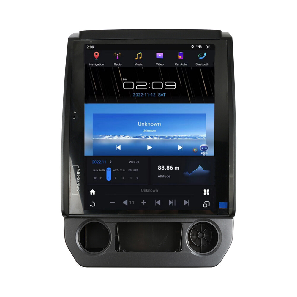 Android 11 Radio Tesla Vertical Screen Car-Play GPS For Ford F150 F250 ...