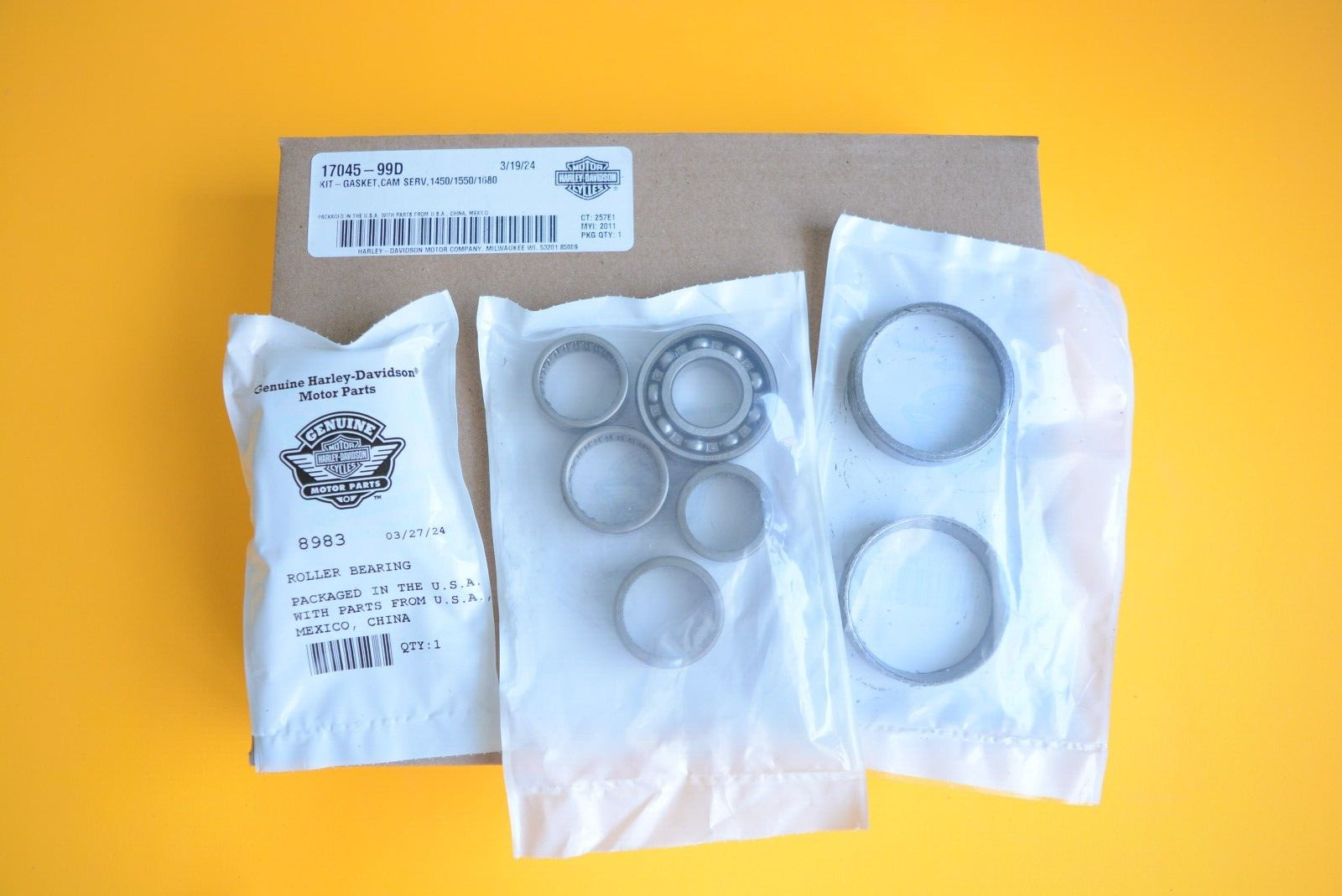 Harley Davidson Cam Service Gasket Rebuild Kit 17045-99d Sh2023 for ...