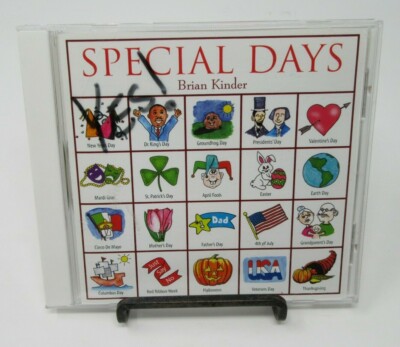 BRIAN KINDER: SPECIAL DAYS MUSIC CD, 24 GREAT CHILDREN'S SONG TRACKS ...