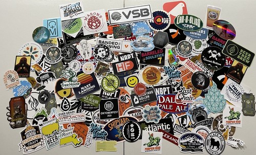 New Sticker Lot of 12 different Craft Beer Decal Brewery Logo random ...