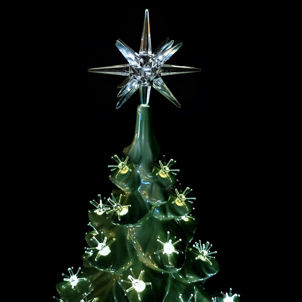 Large Clear Moravian Sputnik Star Topper for Ceramic Christmas Trees ...