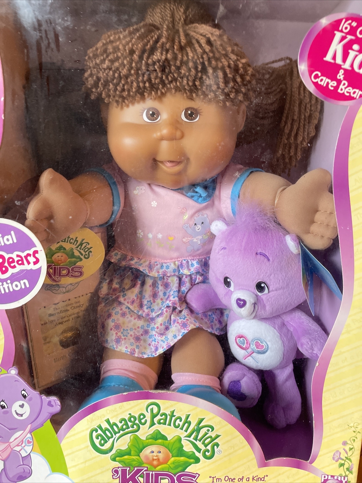 2007 Special Edition Cabbage Patch Kids With Care Bear Share Bear 16 ...