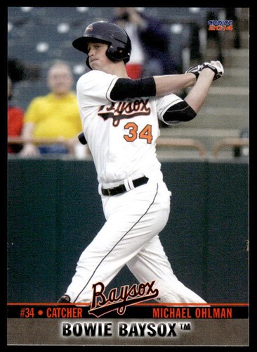 2014 Choice Michael Ohlman #17 Team Card Bowie Baysox | eBay