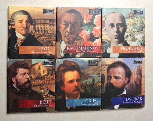 Classic Composers CD Lot of 6 NEW Haydn Dvorak Rachmaninov Prokofiev ...