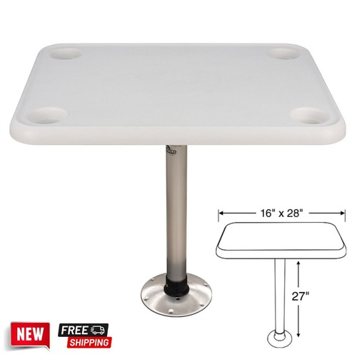 Cooking Table Rectangle Lightweight Swivel Top w/ Cup Holder for ...